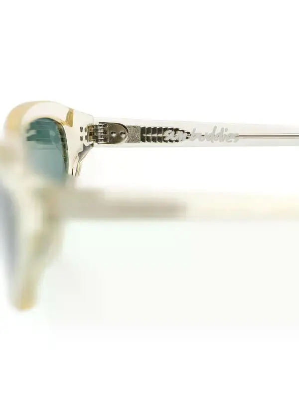 SUN BUDDIES Kerry Oval-frame Sunglasses - Neutrals