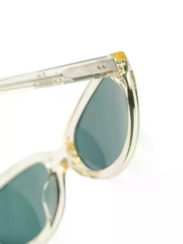 SUN BUDDIES Kerry Oval-frame Sunglasses - Neutrals