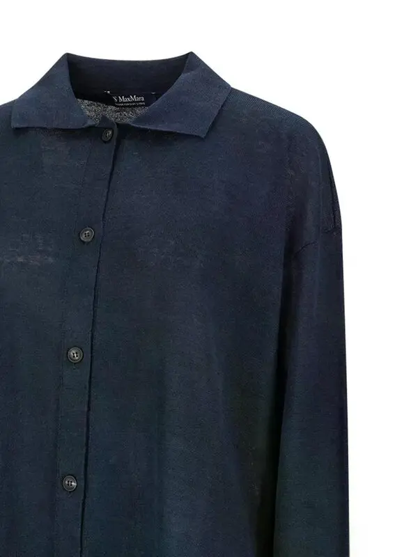 Max Mara Buttoned Cardigan - Blue