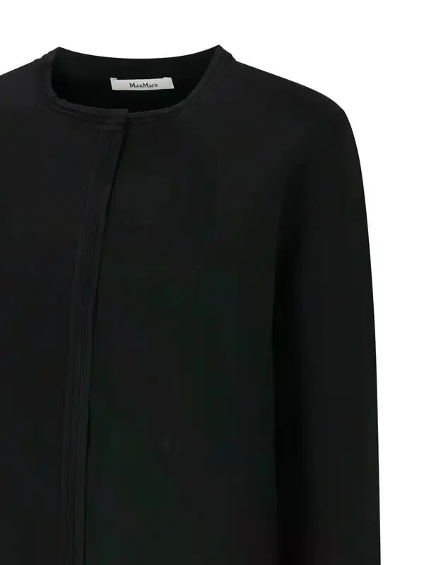 Max Mara Round Neck Cardigan - Black