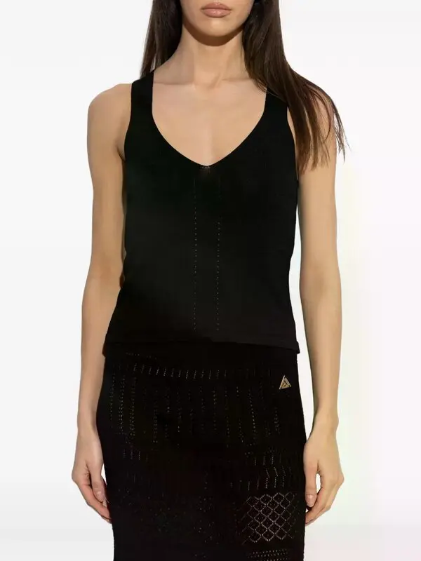 AKEP Sleeveless V-neck Top