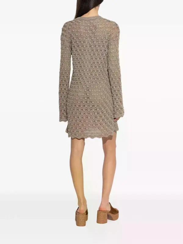AKEP Openwork Mini Dress