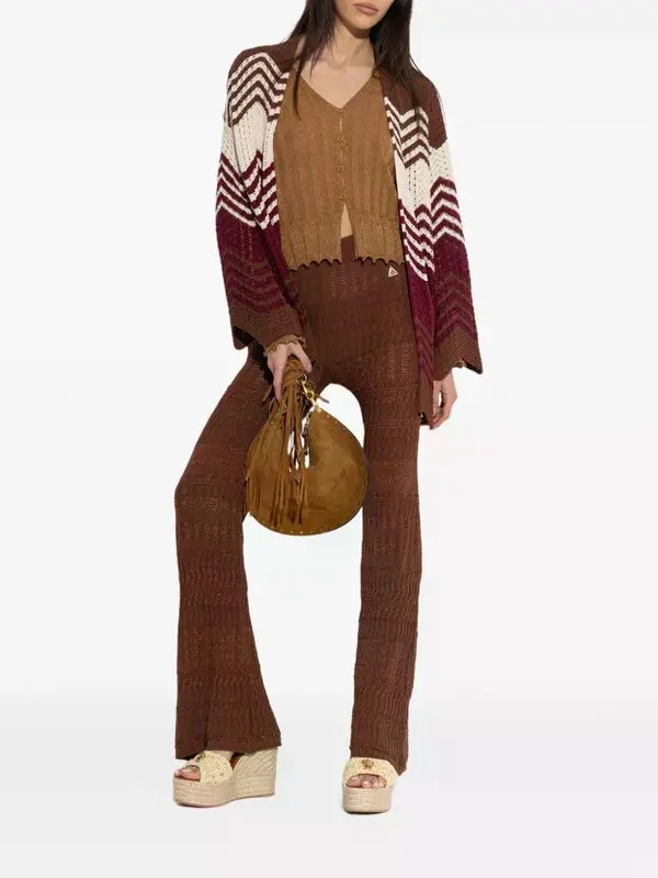 AKEP Openwork Knit Trousers
