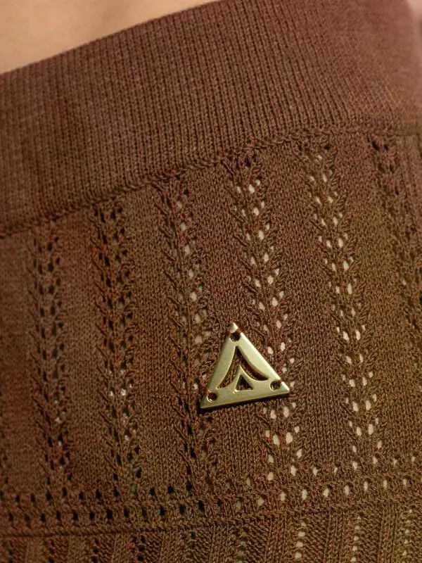 AKEP Openwork Knit Trousers