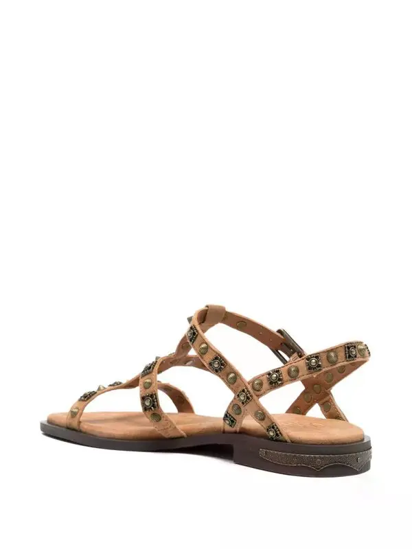 Ash Parka Studded Sandals - Neutrals