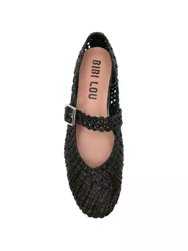 BIBI LOU Woven Strap Ballet Flats