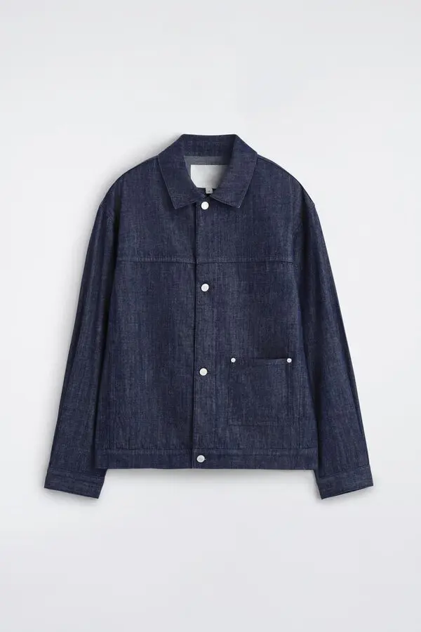 Cos Denim Shirt Jacket - Indigo