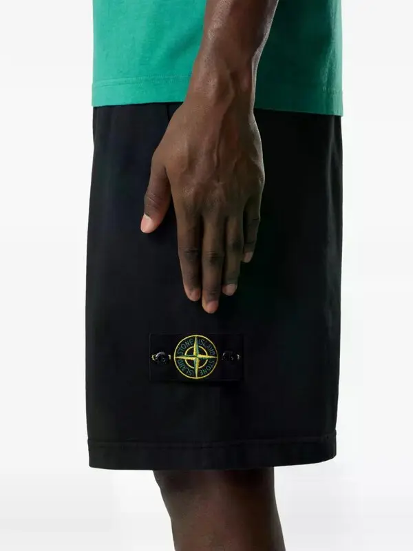 Stone Island Logo Patch Shorts