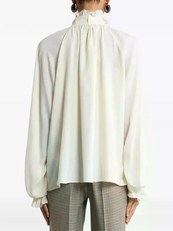 Etro Jacquard-scarf Blouse