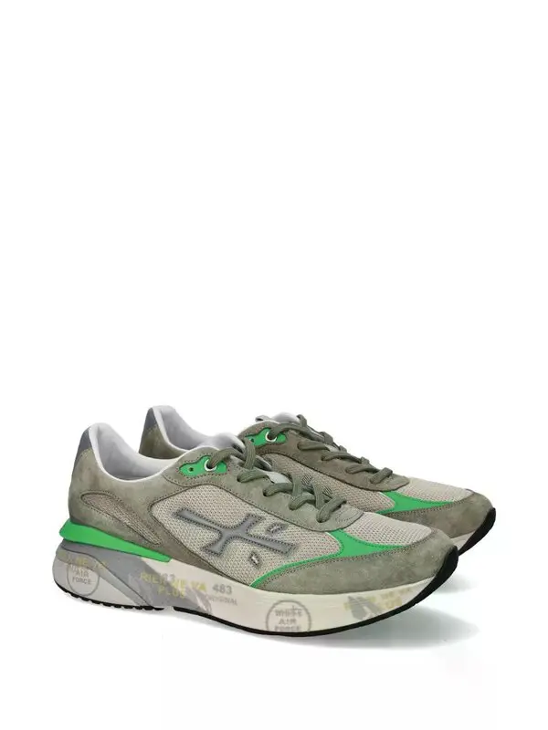 Premiata Moerun 8076 Logo-appliqué Sneakers - Green