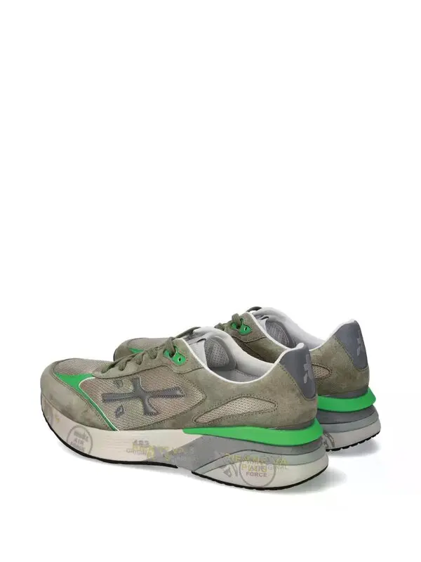 Premiata Moerun 8076 Logo-appliqué Sneakers - Green