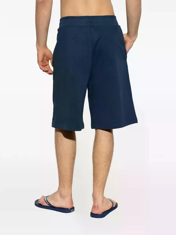 Versace Drawstring-detail Cotton Shorts