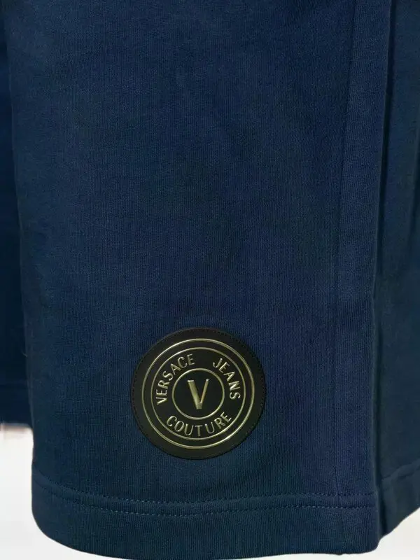 Versace Drawstring-detail Cotton Shorts