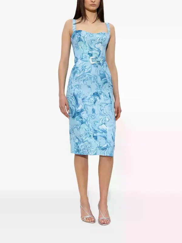 Versace Buckle Print Dress