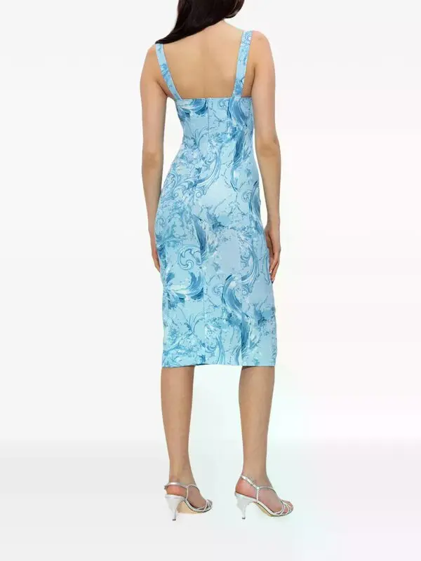 Versace Buckle Print Dress
