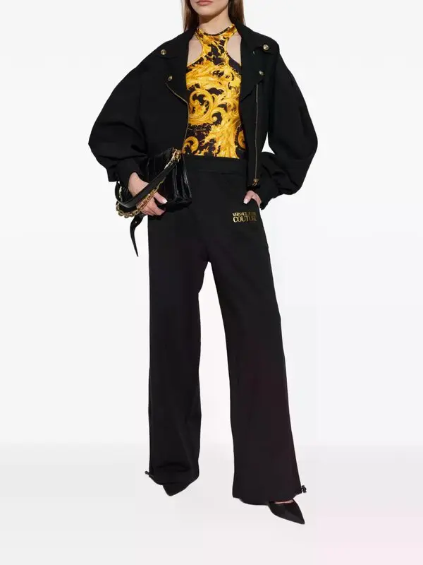 Versace Button Belted Jacket