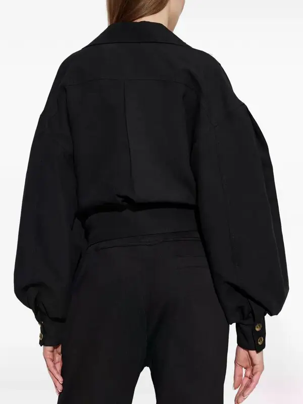 Versace Button Belted Jacket