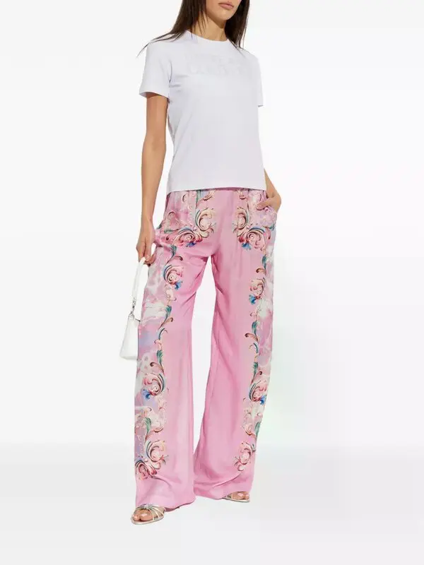 Versace Floral Print Trousers