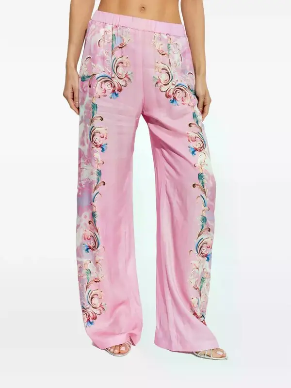 Versace Floral Print Trousers