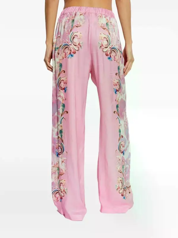 Versace Floral Print Trousers
