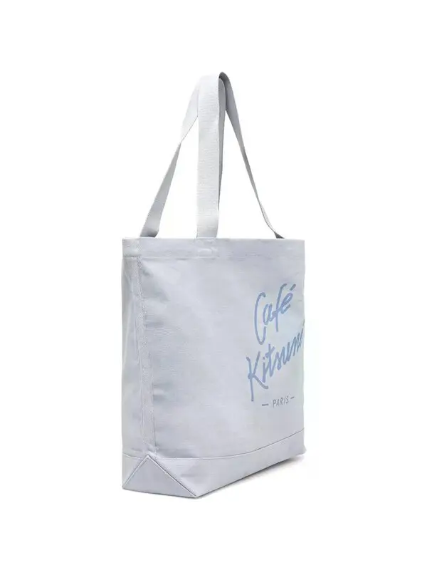 CAFÉ KITSUNÉ Logo-print Tote Bag