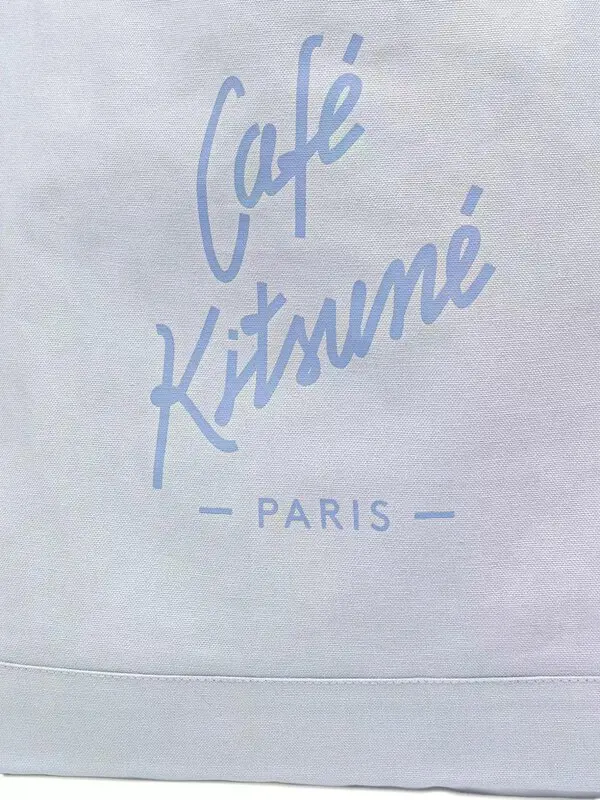 CAFÉ KITSUNÉ Logo-print Tote Bag