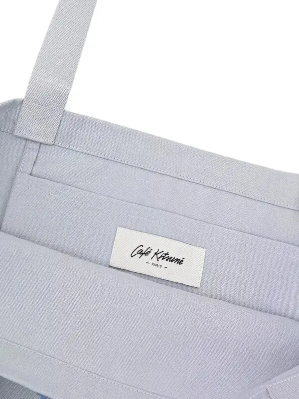 CAFÉ KITSUNÉ Logo-print Tote Bag