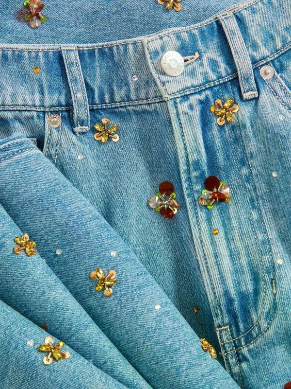 Veronica Beard Kasey Wide Leg Jeans