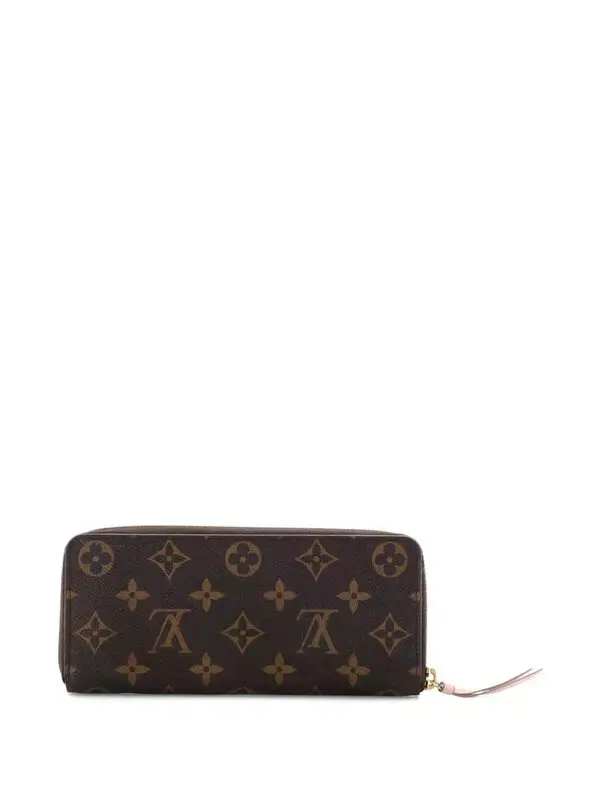 LOUIS VUITTON Clemence Wallet Monogram Canvas Small Wallets - Brown