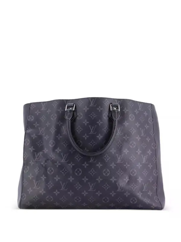 LOUIS VUITTON Grand Sac Monogram Eclipse Canvas Tote Bag