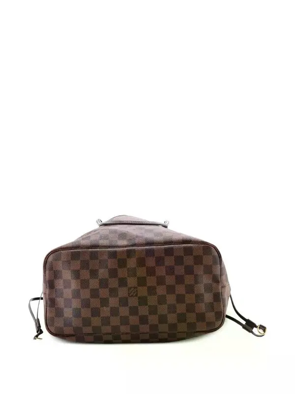 LOUIS VUITTON Neverfull Mm Damier Tote Bag - Brown