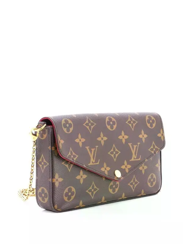 LOUIS VUITTON Felicie Pochette Monogram Canvas - Brown