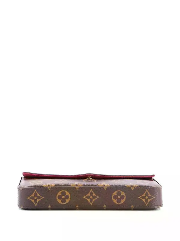LOUIS VUITTON Felicie Pochette Monogram Canvas - Brown