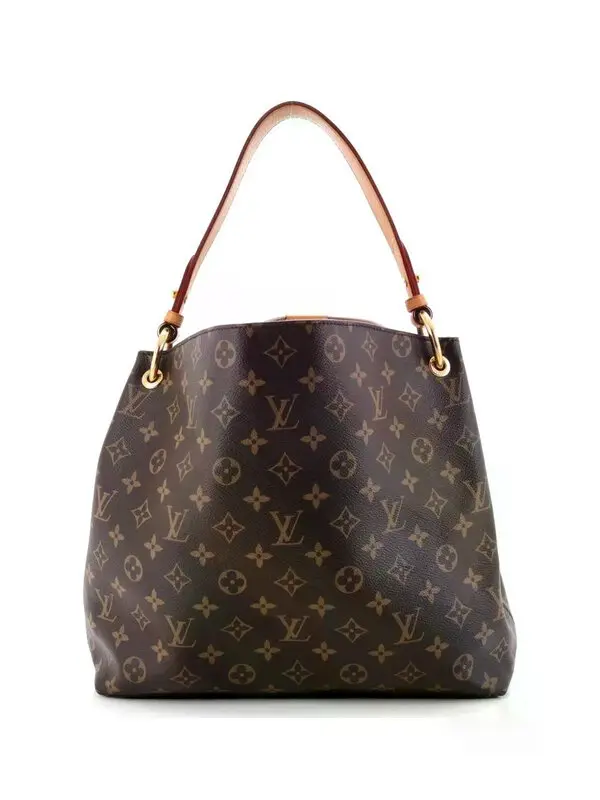 LOUIS VUITTON Graceful Handbag Monogram Canvas Pm - Brown