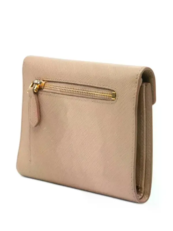 Prada 2010-2025 Saffiano Trifold Envelope Wallet Long Wallets