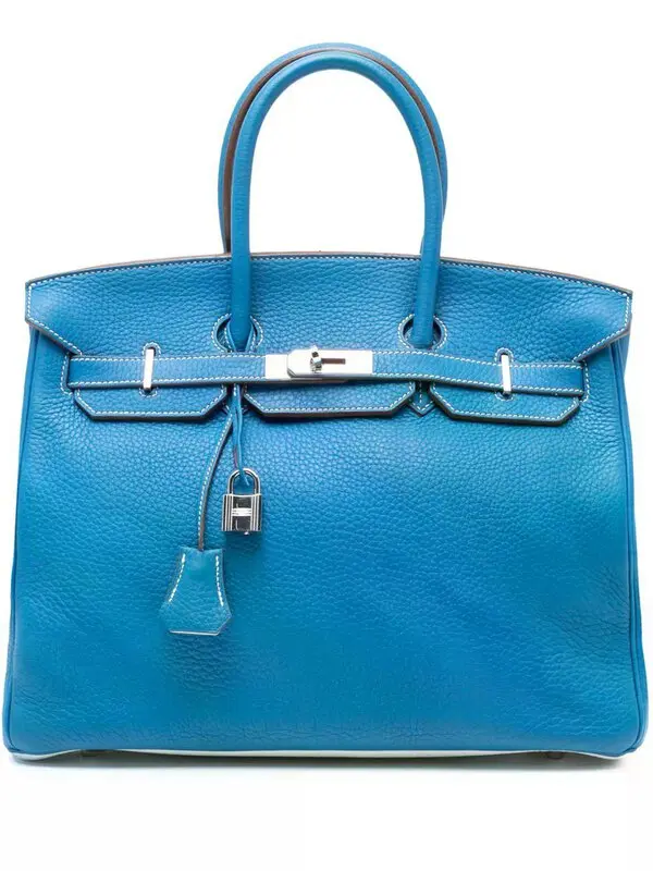 Hermès 2011 Limited Edition Bicolor Birkin 35 Handbag