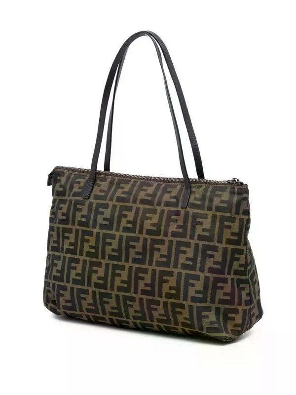Fendi 2000-2010 Small Zucca Canvas Tote Bag