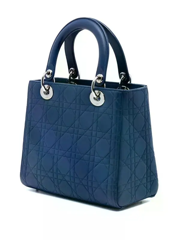 Dior 2013 Medium Lady Satchel - Blue