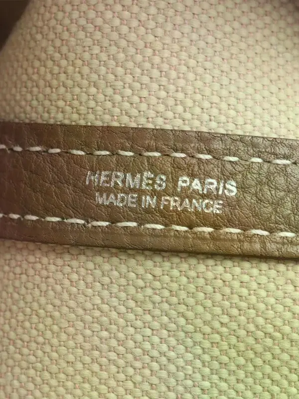 Hermès 2021 Toile And Negonda Garden File 28 Satchel - Neutrals