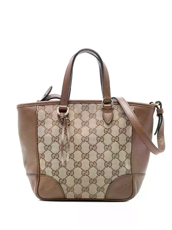 Gucci Gg Canvas Bree Satchel - Neutrals