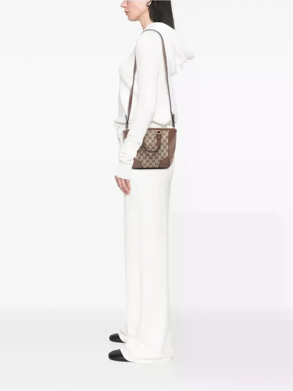 Gucci Gg Canvas Bree Satchel - Neutrals