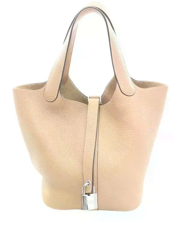 Hermès Clemence Picotin Lock 18 Handbag - Neutrals