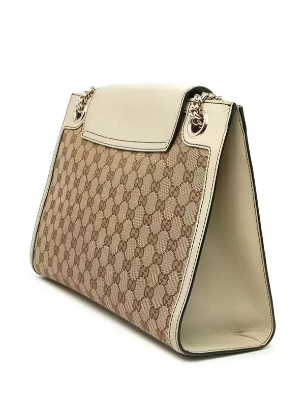 Gucci Gg Canvas Emily Shoulder Bag - White