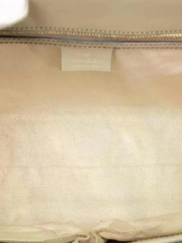 Gucci Gg Canvas Emily Shoulder Bag - White