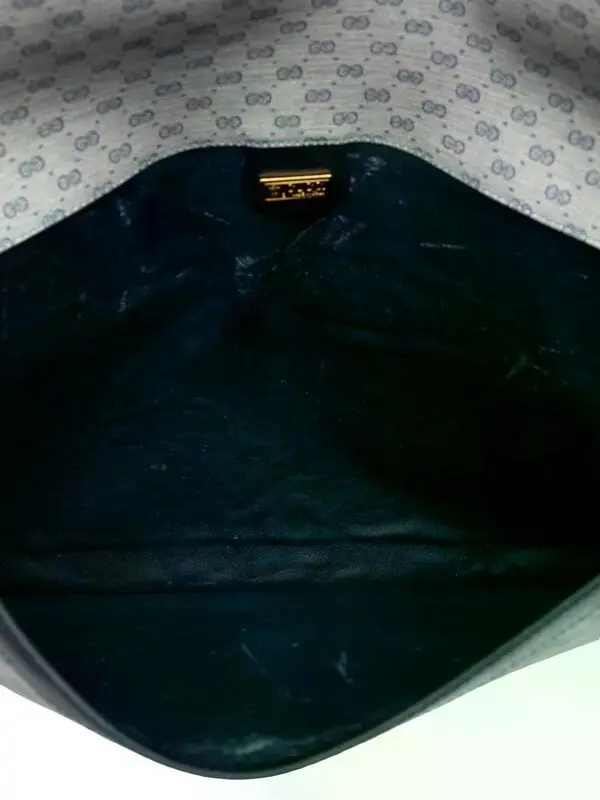 Gucci 20th Century Micro Gg Supreme Clutch - Grey