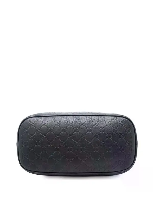 Gucci 2016-2025 Medium Sima Dome Satchel - Black