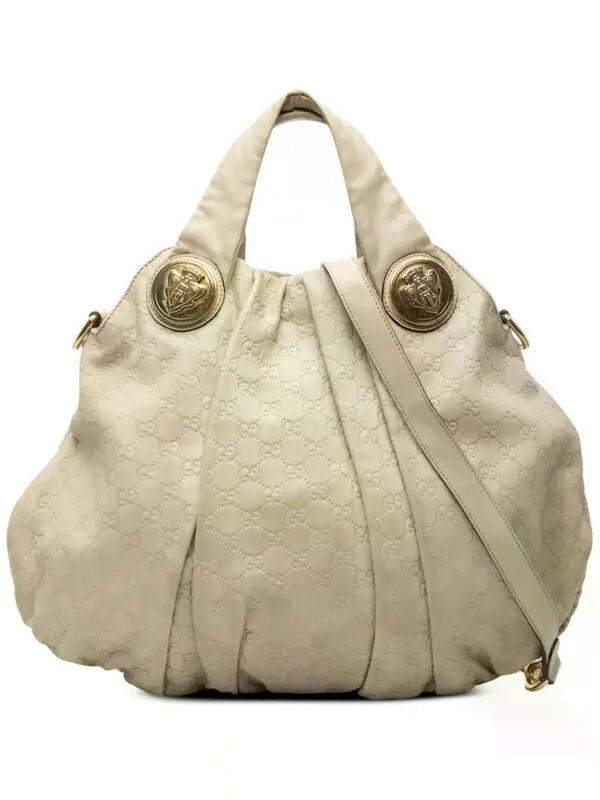 Gucci Large Sima Hysteria Satchel - Brown