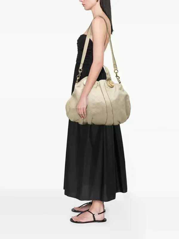 Gucci Large Sima Hysteria Satchel - Brown