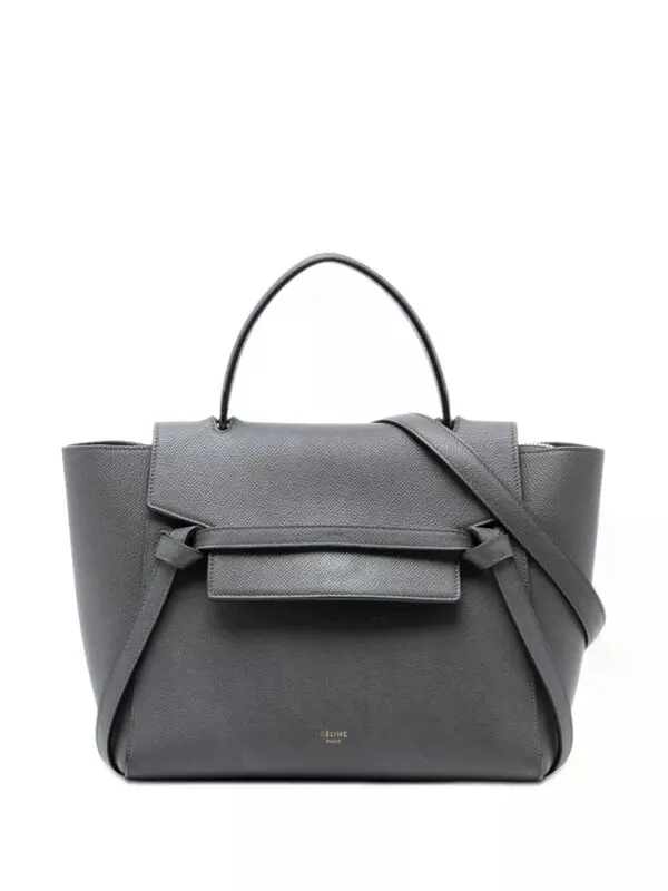 Celine 2017 Micro Grained Calfskin Belt Bag - Grey
