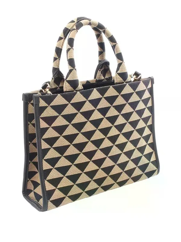 Prada 2013-2016 Canvas Symbole Satchel